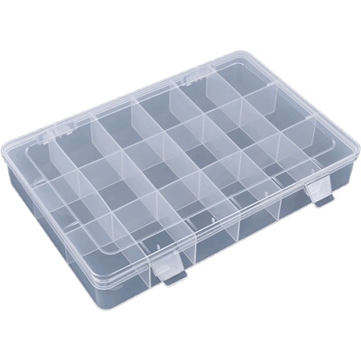 样品盒18格分格百年好盒零件盒