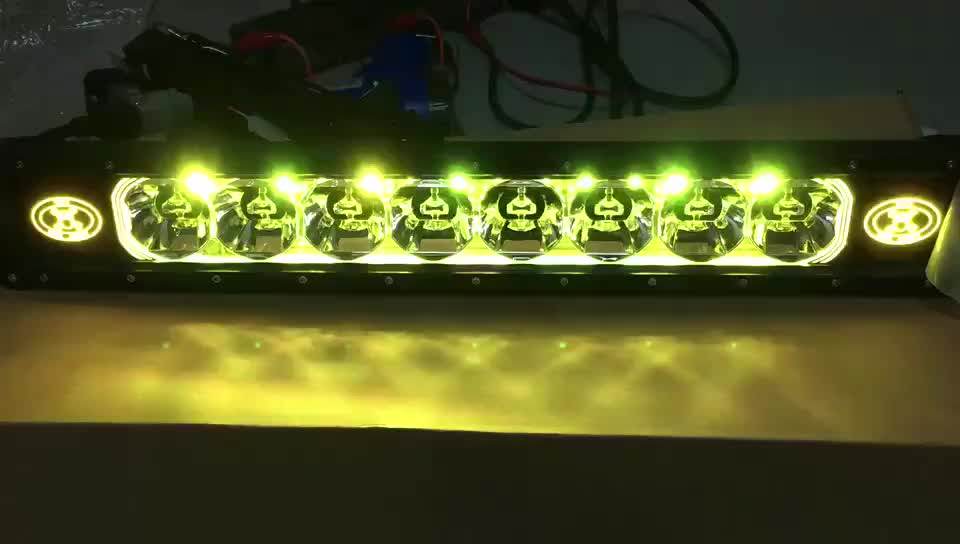 120w 21inch 7d Rgb Led Light Bar Mobile Control Rgb Light Bar With Wire ...