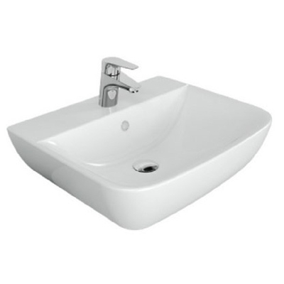 美标卫浴舒格尼挂单孔陶瓷台盆