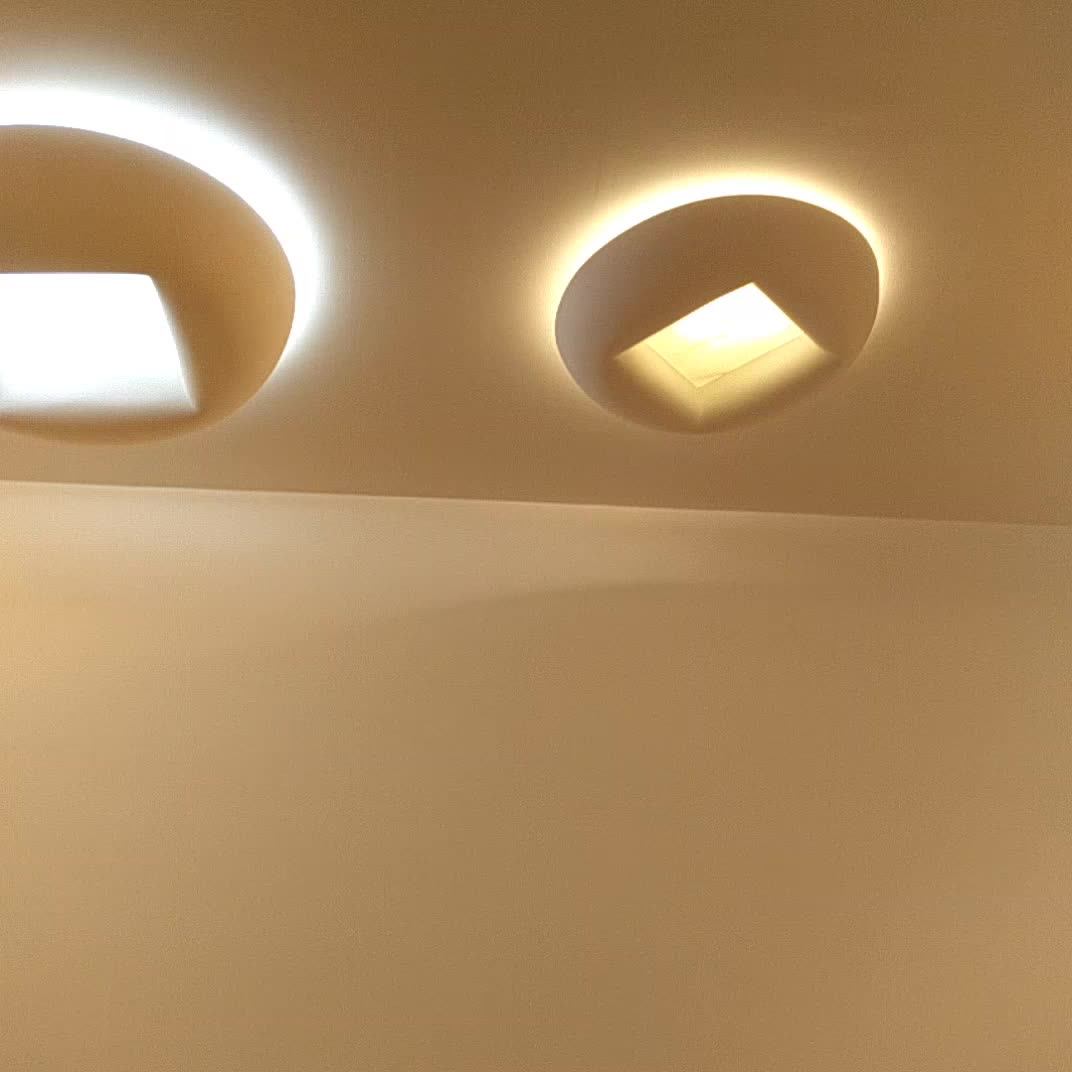 Gypsum Plaster Gessso Led Panel Lighting Resscessed Led The Lighting ...