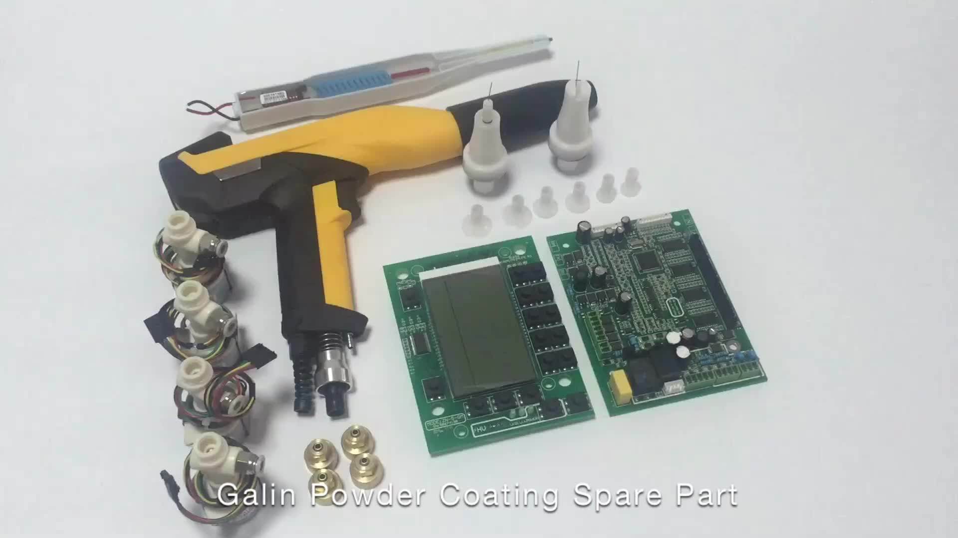 Electrostatic Powder Coating Equipment Glq Spray Gun With Cascade And ...