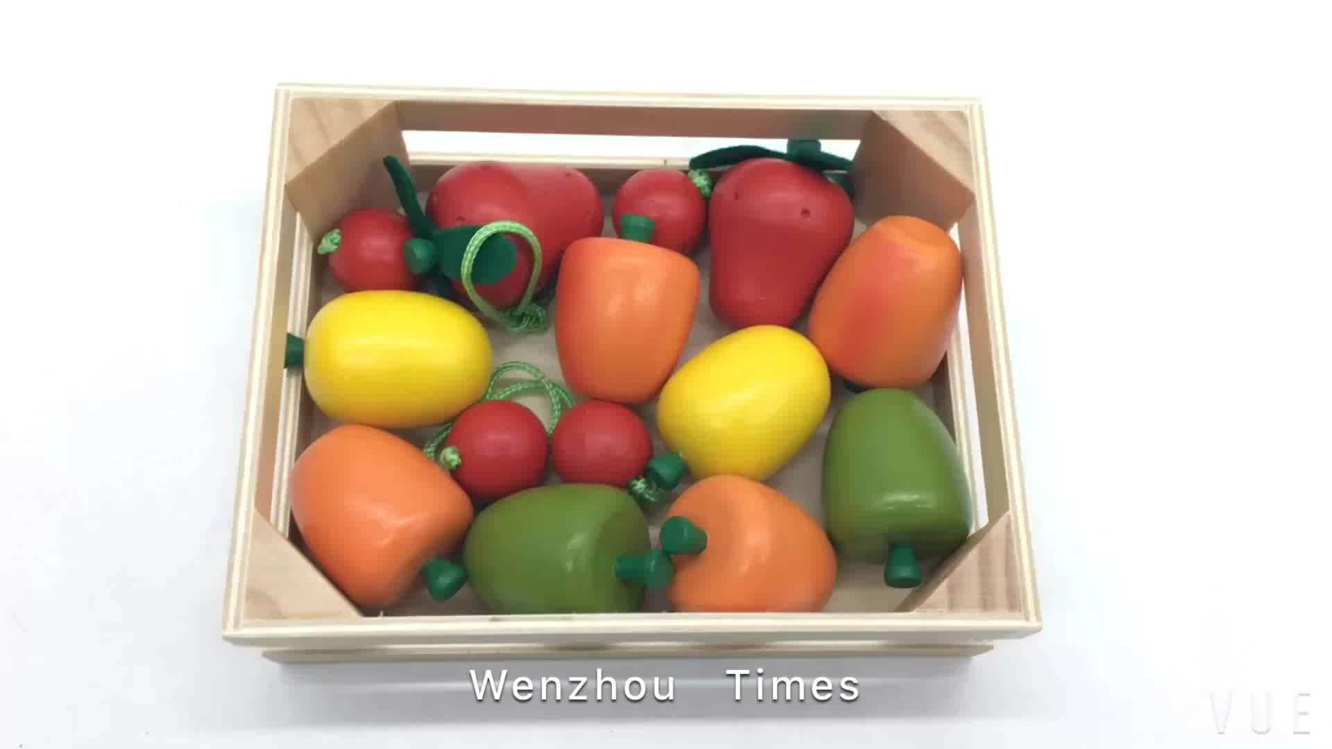 New Design Delicious Miniature Wooden Toy Food Set For Children Pretend ...