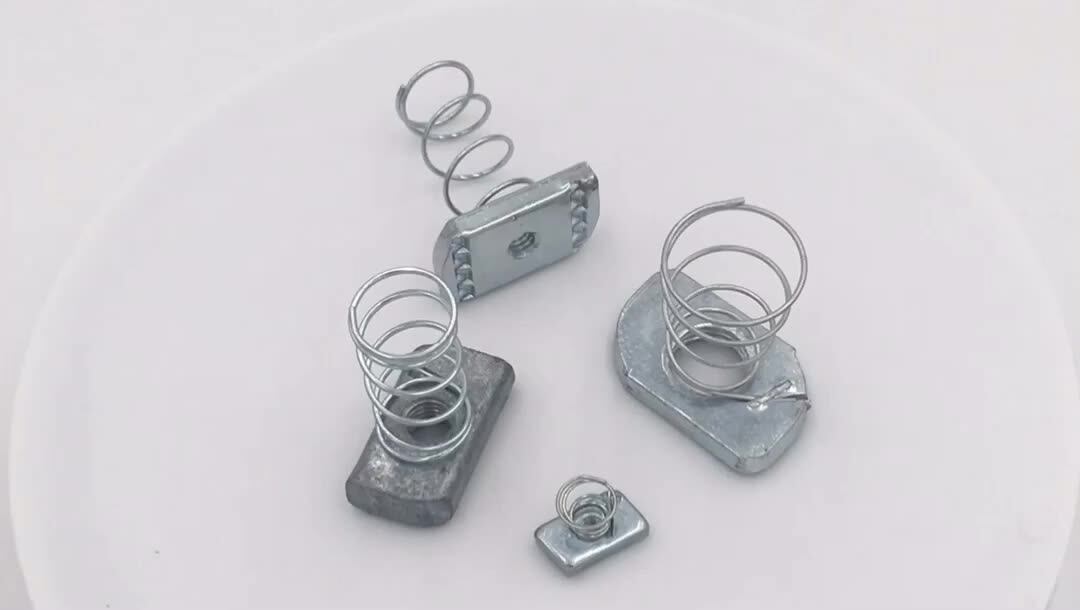 Carbon Steel Strut Channel Spring T Slot Nut - Buy Spring Nut,Channel ...