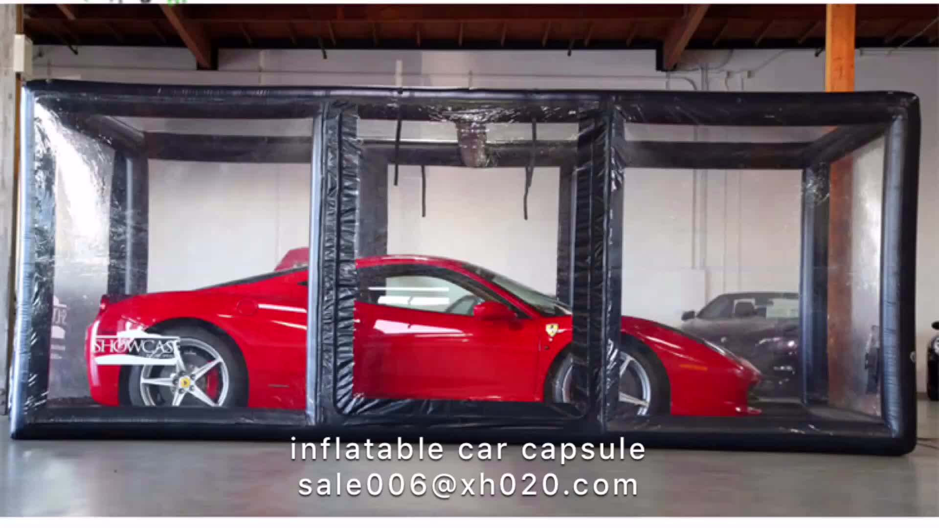 Black And Transparent Bubble Inflatable Car Garage Tent - Buy ...