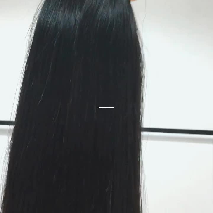 Aosun Wholesale Factory Supplier Unprocessed Human Weft Products 100% ...