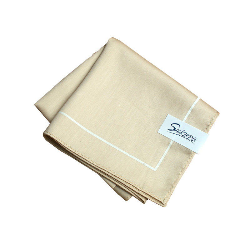 【酷帕】纯色手帕男女款简单大气长绒棉日本面料大手帕柔软细腻_虎窝淘