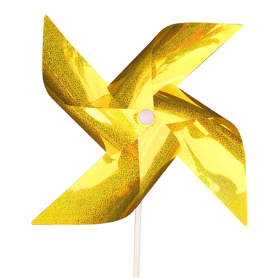 金色旋转风车新鸿金色四叶闪光