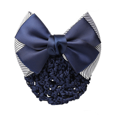 蝴蝶结职业头花涤纶批发顶夹韩版