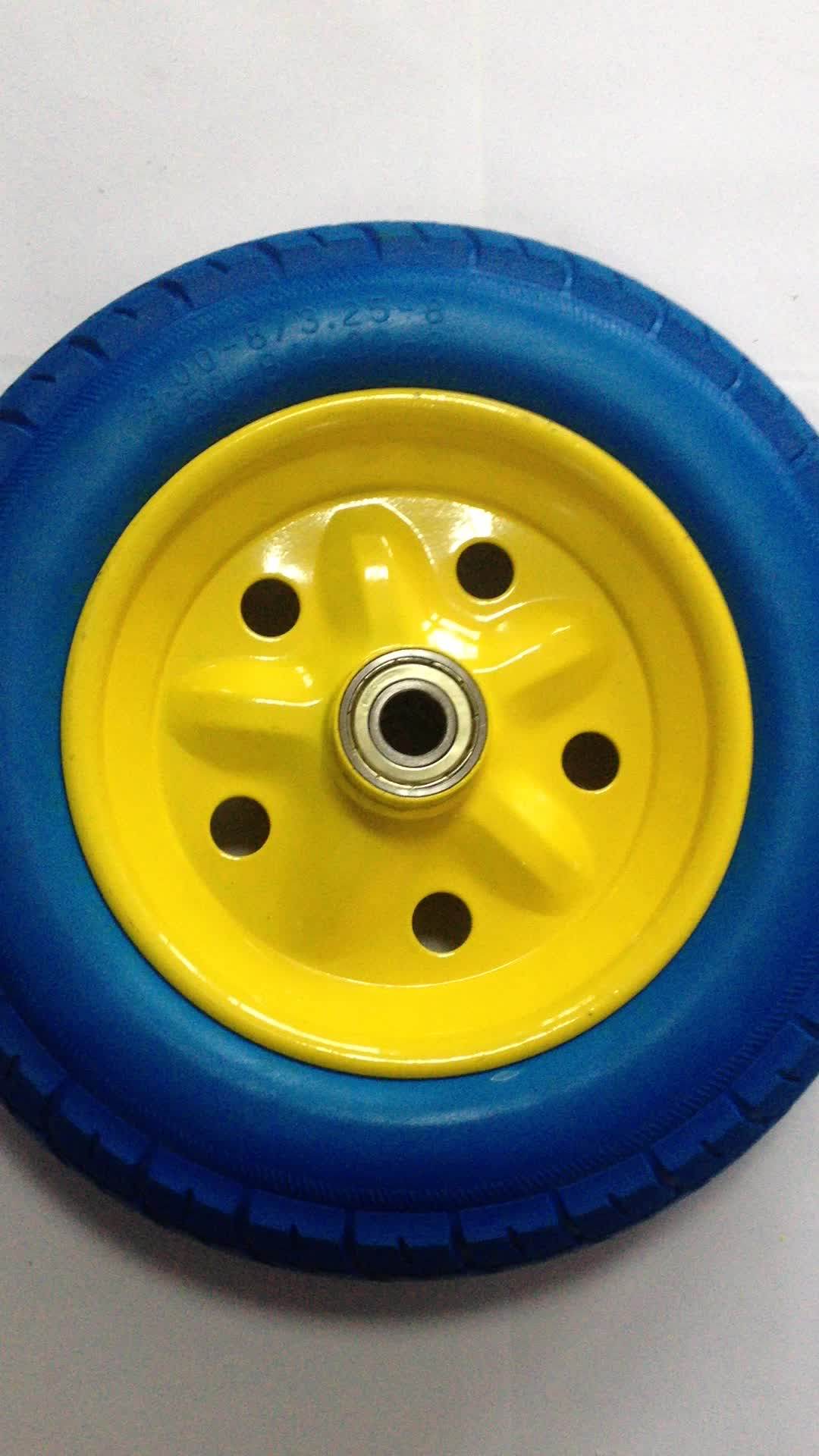 High Quality3.25/3.00-8 Pu Foam Rubber Wheels Beach Solid Wheel For ...