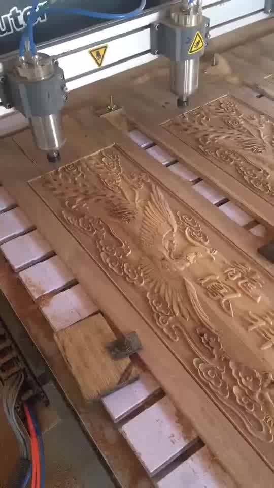 China High Efficiency Three Heads Multi-heads Wood Cnc Router 1325 Cnc ...