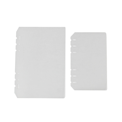 10个装活页透明硬板分隔板保护板