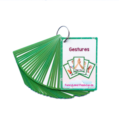 小达人手势身体单词英语闪卡