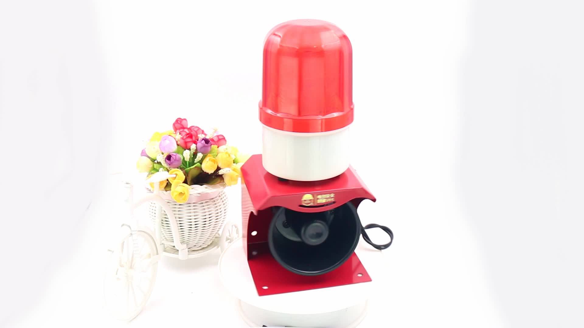 220v 24v 12v Waterproof Led Warning Light Alarm Beacon With Siren - Buy ...