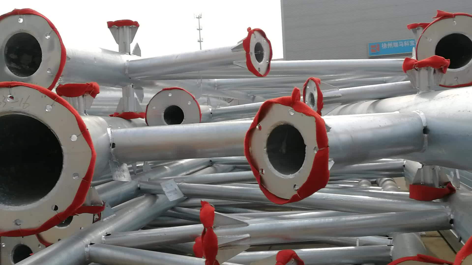 Galvanized Steel Pipe Circle Tube Truss Structure Space Frame Truss ...