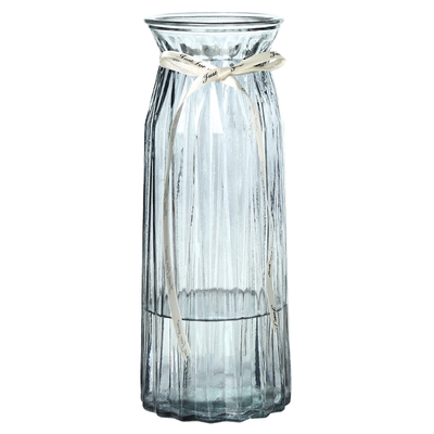 特大号简约创意透明玻璃花瓶水养富贵竹百合插花花瓶客厅装饰摆件