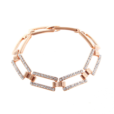 轻奢韩国抖音网红满钻小众手链