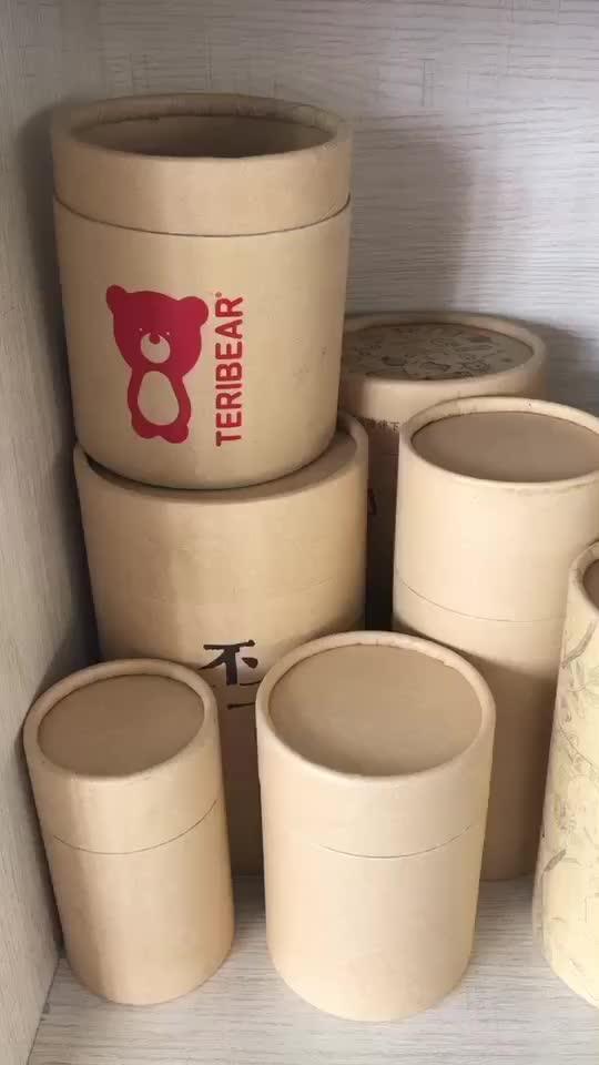 Custom Kraft Paper Core Tube Packaging For Coffee Mugs Cups - Buy ...