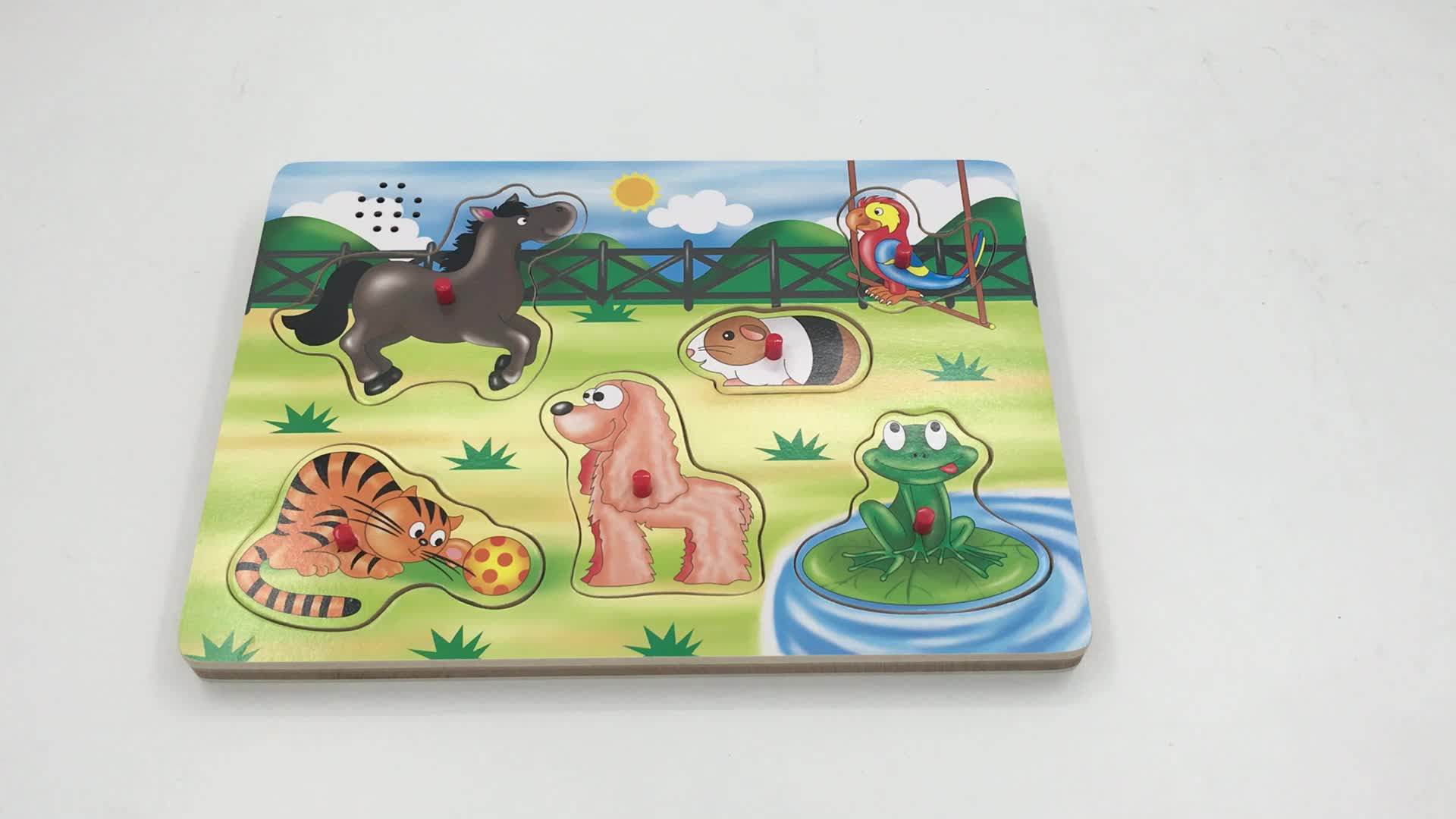 Wooden Animals Ic Sound Puzzle - Buy Sound Puzzle,Ic Sound Puzzle ...