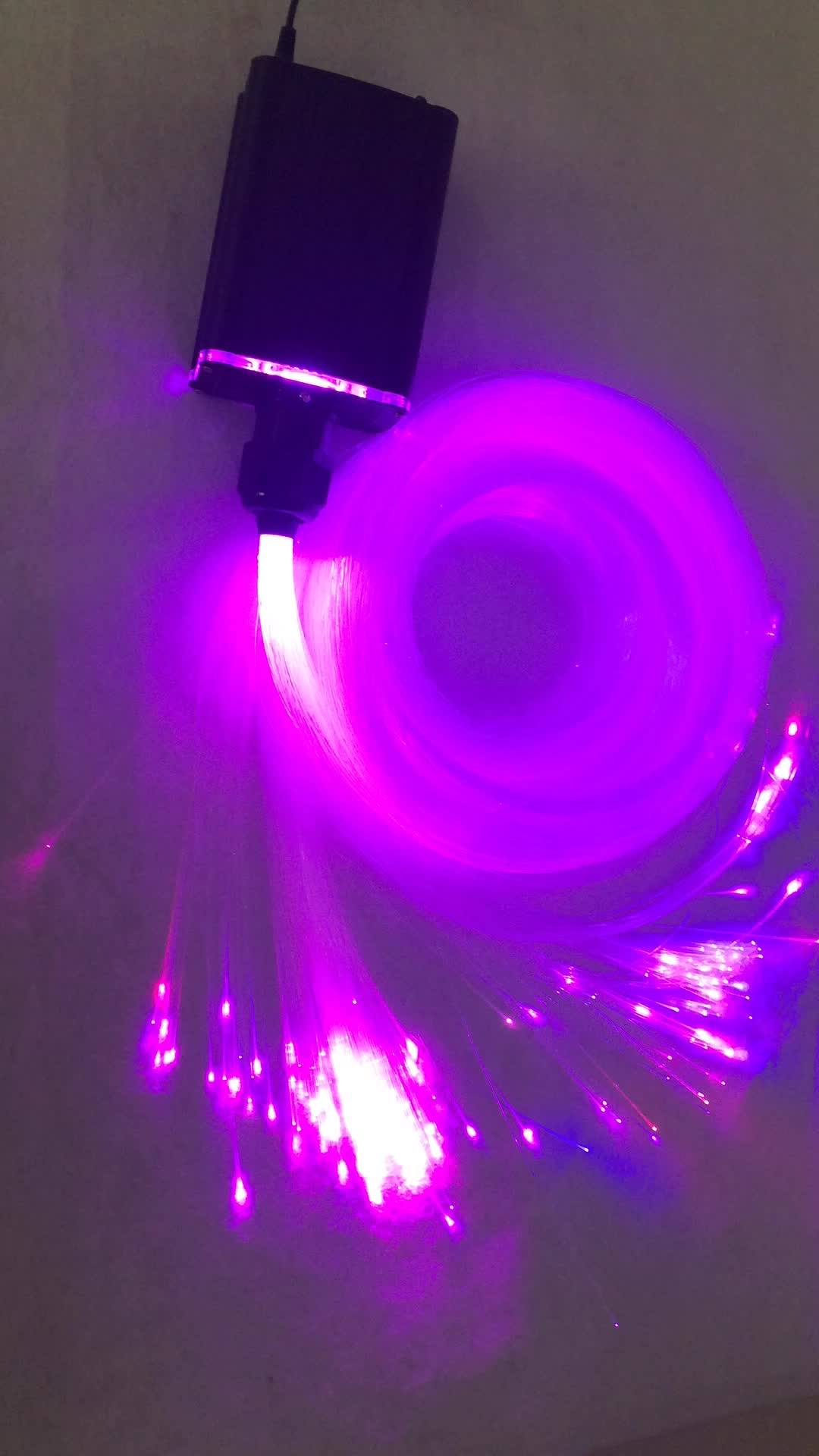 18w Rgbw Fiber Optic Light Engine With Double Head - Buy Rgbw Fiber ...