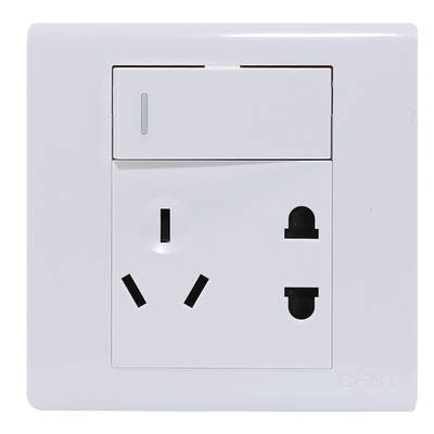 正泰电工86开关插座五孔开关插座