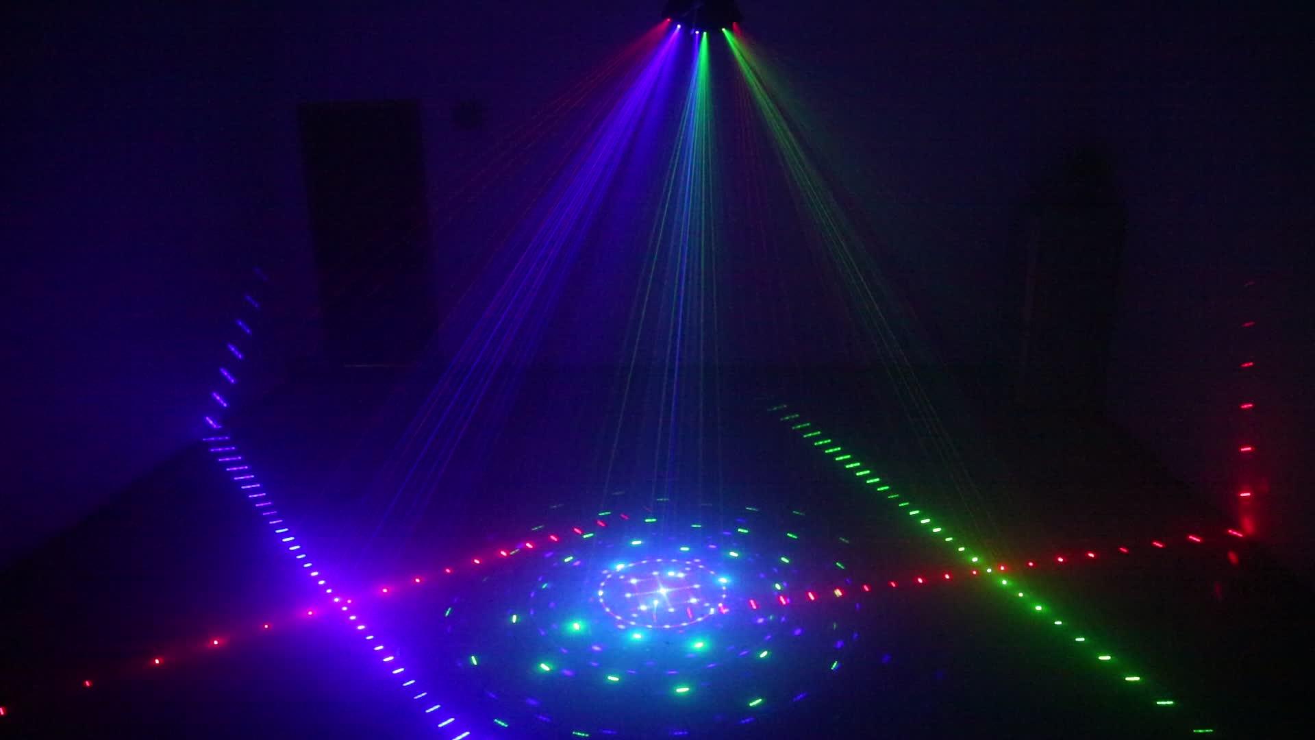 6 Eye Laser Beam Light High Precision Stepper Motor Dmx512 Disco ...