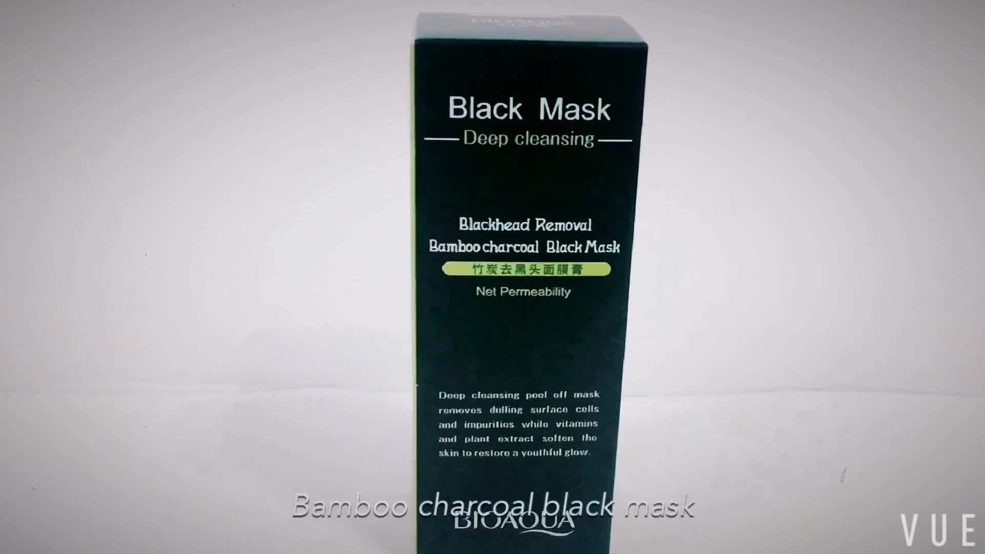 Oem Bioaqua Wholesale Private Label Deep Cleansing Black Mask - Buy ...