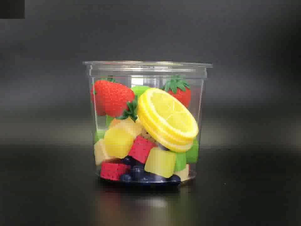 24oz Custom Printed Plastic Sauce Container Pet Polypropylene Cup - Buy ...