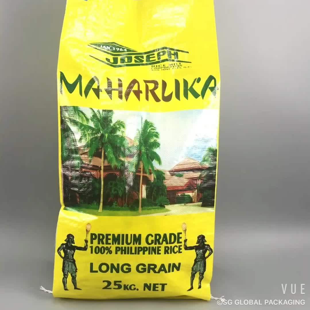 Transparent Packing 5kg 10kg 25kg 30kg 50kg Rice Bag Size - Buy Rice ...