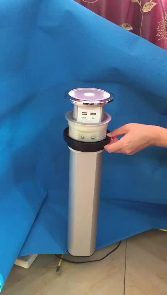 Uk Plug Worktop Electric Motorized Pop Up Socket / Automatic Lifting ...