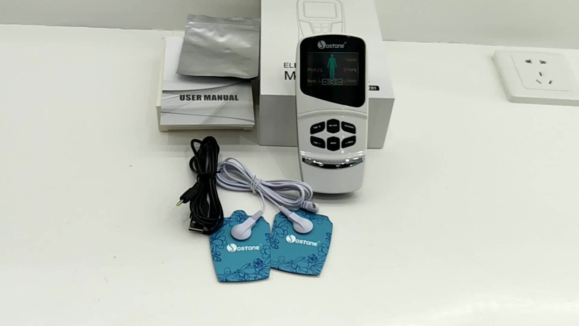 Tens Electronic Muscle Stimulating Mini Pulse Massager - Buy Electronic ...