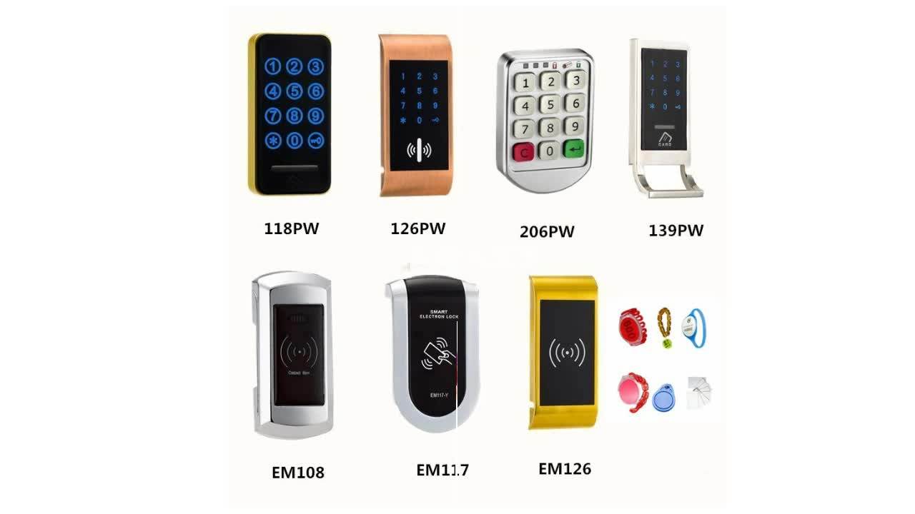 Electronic Rfid Digital Safe Lock Hotel Spa Gym Locker Lock System For ...