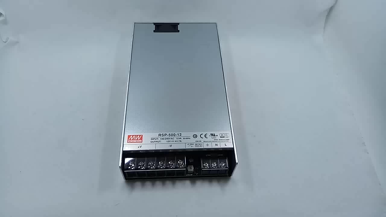 Mean Well Rsp-500-24 500w Power Supply 24vdc 21a Mean Well Industrial Smps 24v Ac Dc Switching ...
