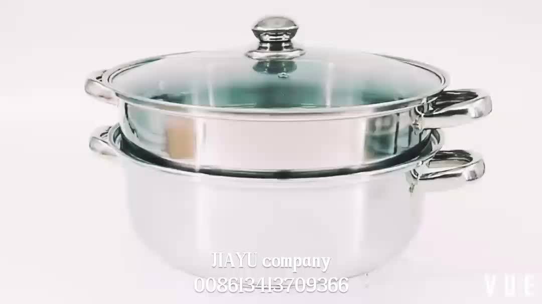 2 Layer Stainless Steel Cooking Pot Set Hot Sale For Southeast Asia ...