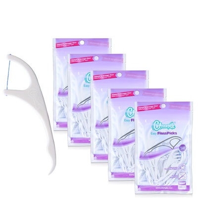 cleanpik超细牙线棒牙线签代替牙线架牙线牙签250支送便携盒