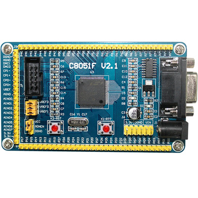 C8051F020 C8051F120 C8051F040 开发板 小系统板 学习板 核心板