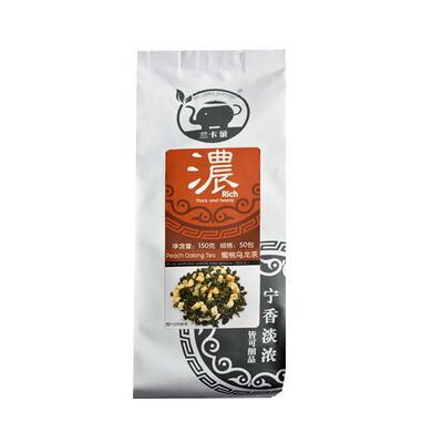 兰卡象HKCG蜜桃白桃乌龙茶包 冷萃茶三角茶包