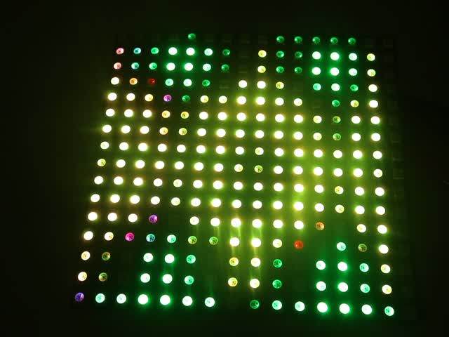 16x16 256 Pixels Apa102c Flexible Led Matrix Panel For Display - Buy ...