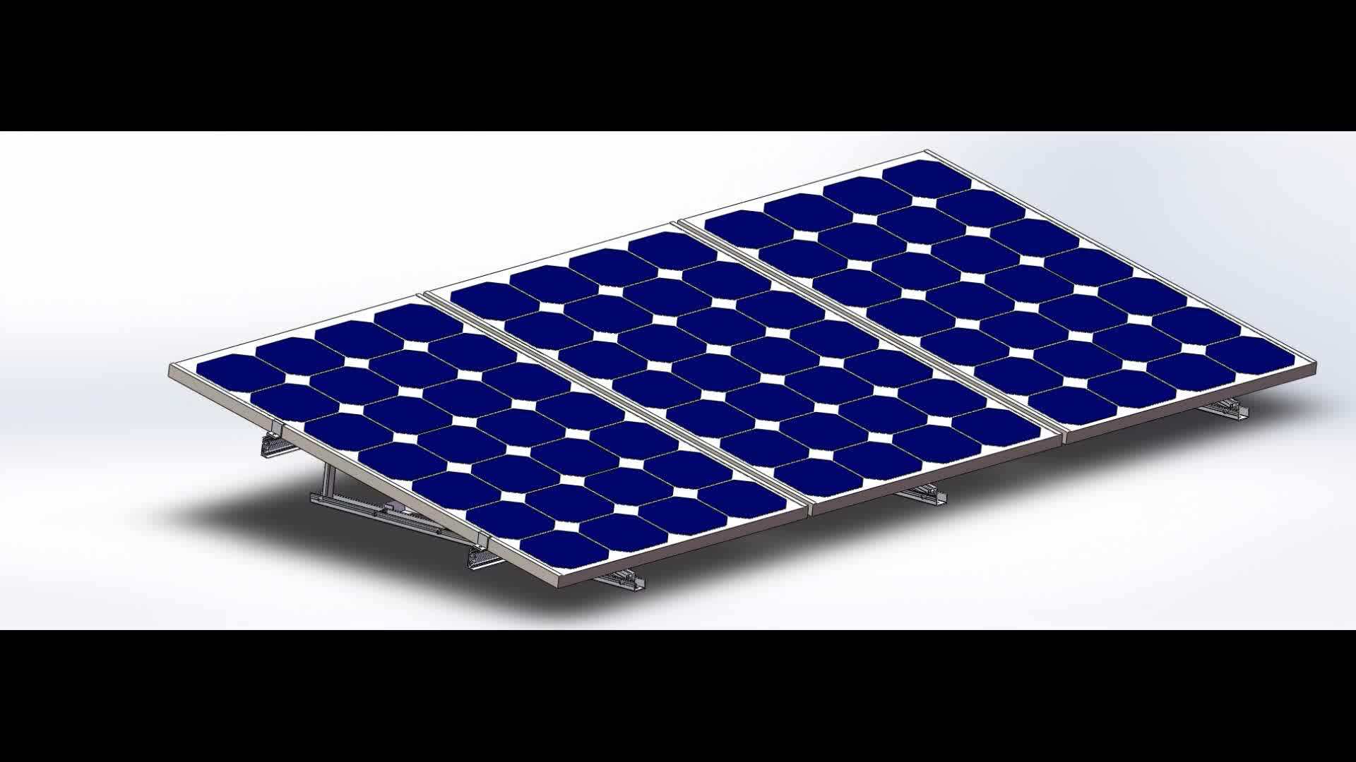 Solar Panels Holders For Pv Flat Roof Mount - Buy Solar Panel Holder ...