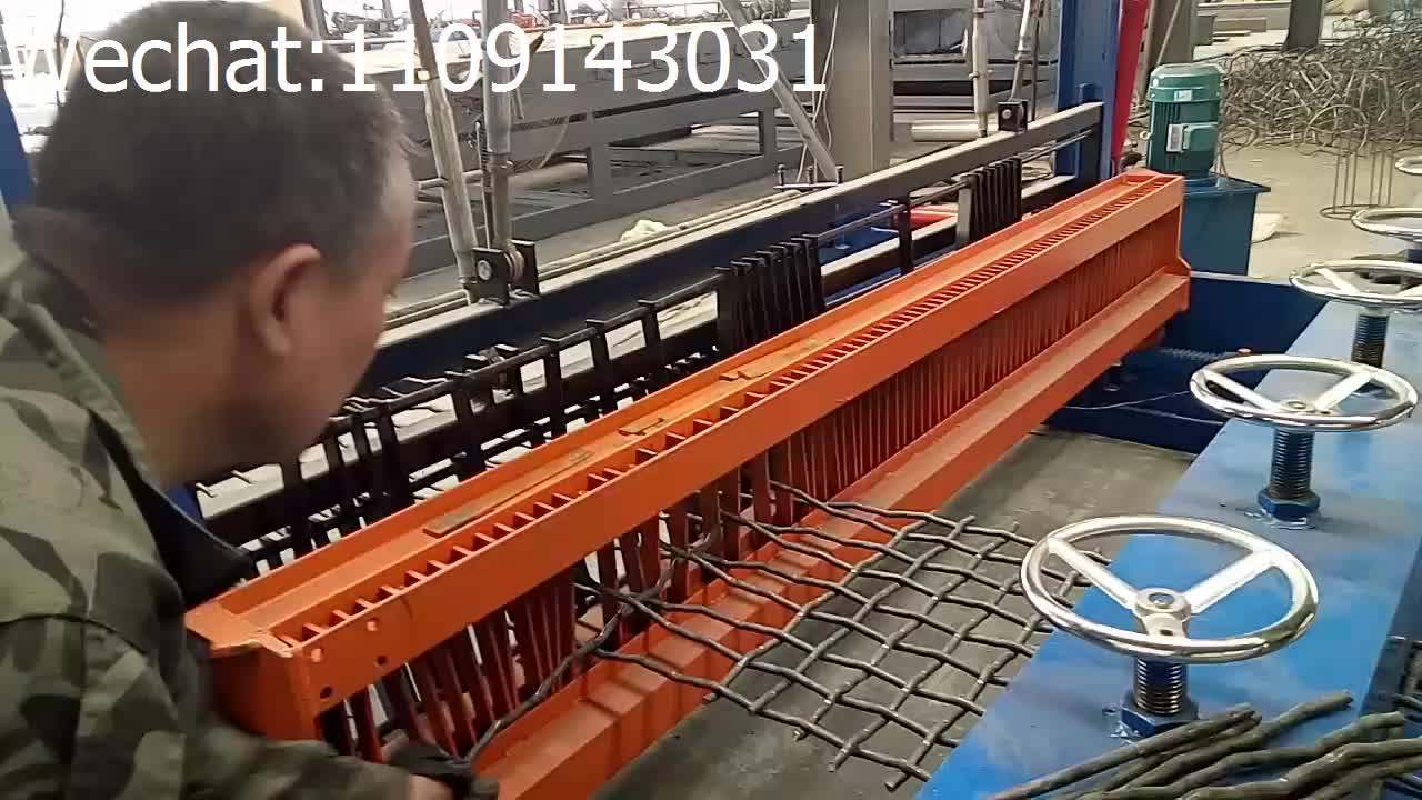 8-14mm Wire Mesh Weaving Machine,Hydraulic Crimped Wire Mesh Machine ...