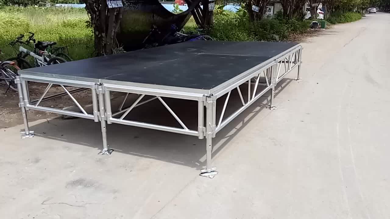 With Adjustable Height Aluminum Assemble Stage Platform,Portable Stage ...