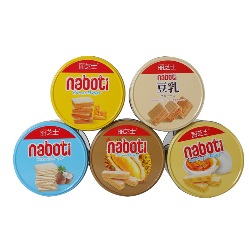 国产naboot威化桶装奶酪豆乳味威化休闲食品小吃_虎窝淘