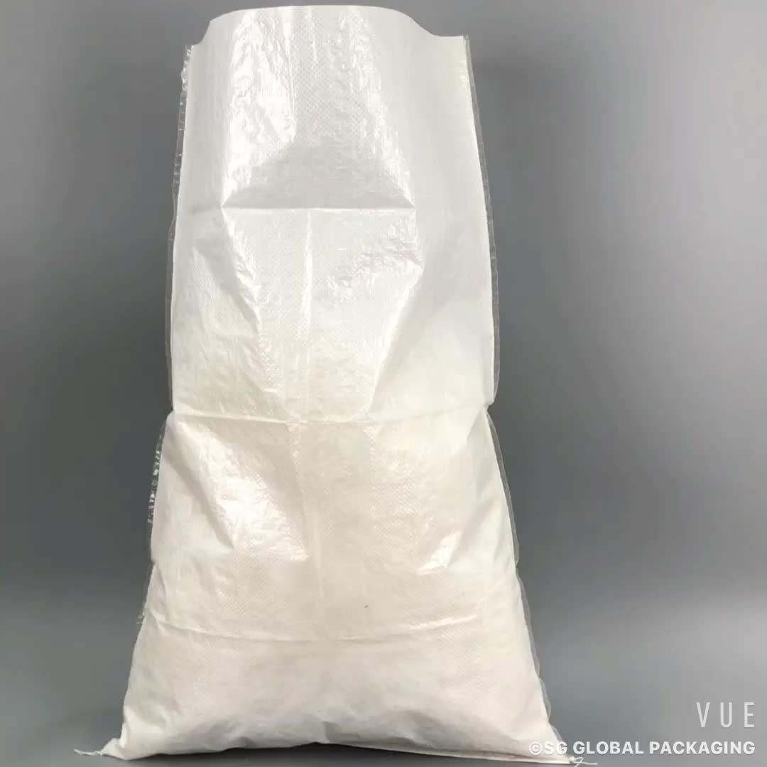 50kg Packaging Rice Flour Wheat Agriculture Woven Clear Pp Plastic Bag ...