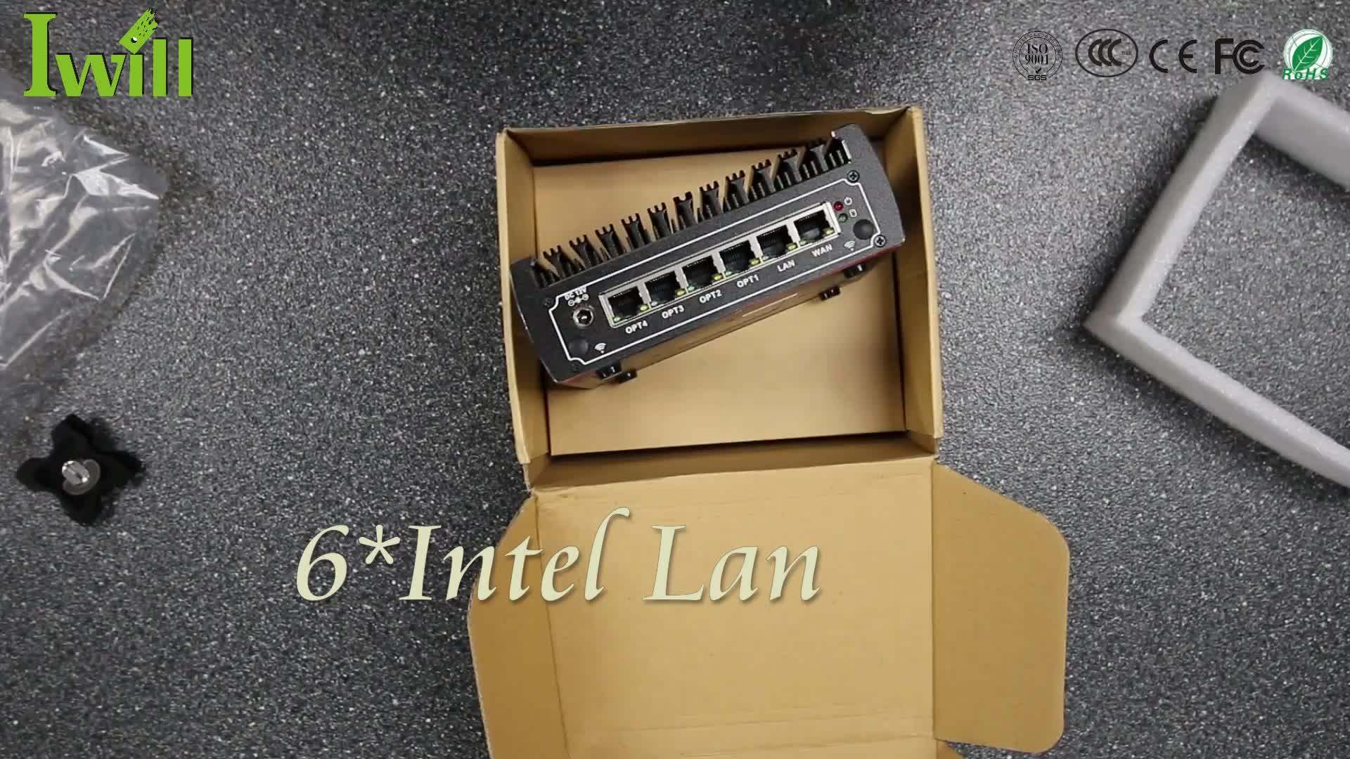 Firewall Mini Pc Core I3 7100u Pfsense Router Board X86 Fanless Micro ...