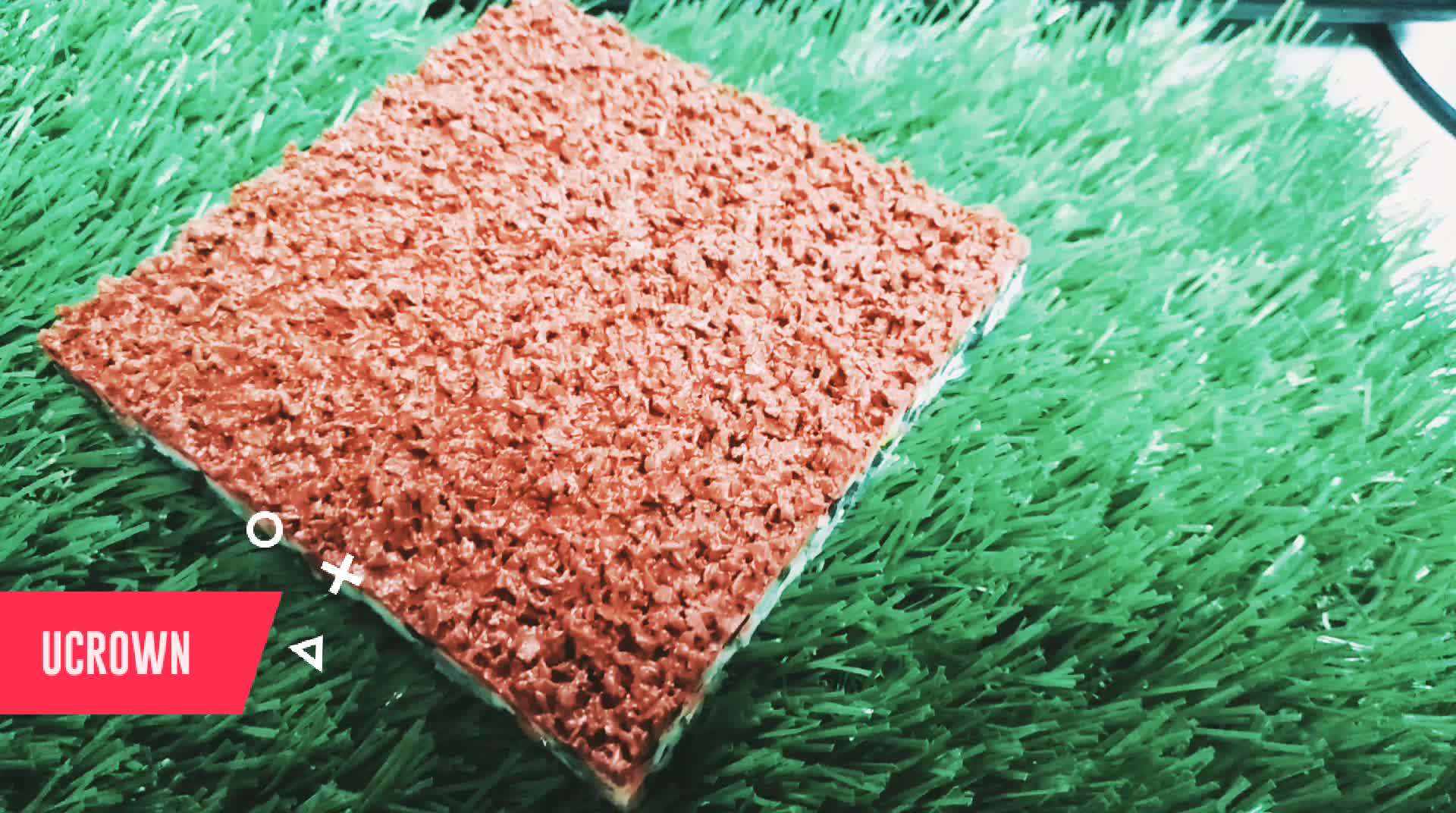 Self Texture Type Synthetic Rubber Running Track For Athletic Field ...