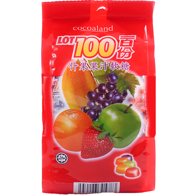 lot100一百份什锦果汁软糖