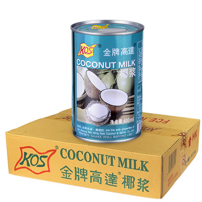 生产期26年1月 官方甄想记KOS金牌高达椰浆400ml乳甜品咖喱泰越