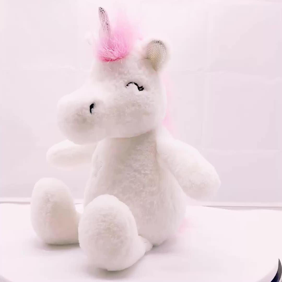 Factory Low Moq Cheap Custom Sitting Soft Pink Animal Stuffed Unicorn factory-low-moq-cheap-custom-sitting-soft-pink-animal-stuffed-unicorn