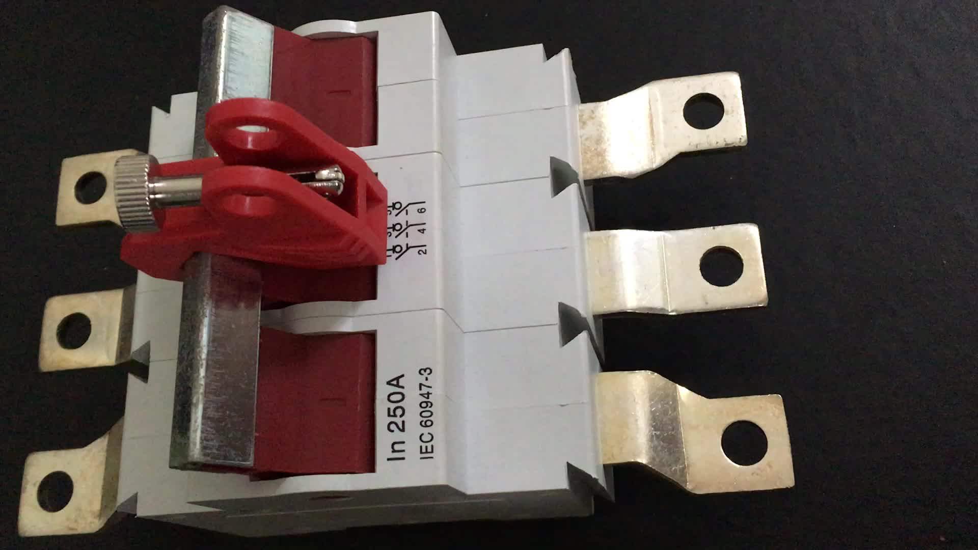 Switch Disconnector Terminal Shield 1p 2p 3p 4p Lockable Din Rail 125a ...