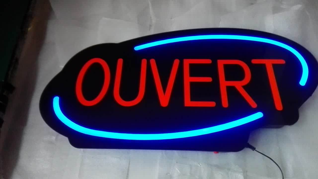 Best Selling Flash Fluorescent Led Neon Ouvert Sign - Buy Led Neon ...
