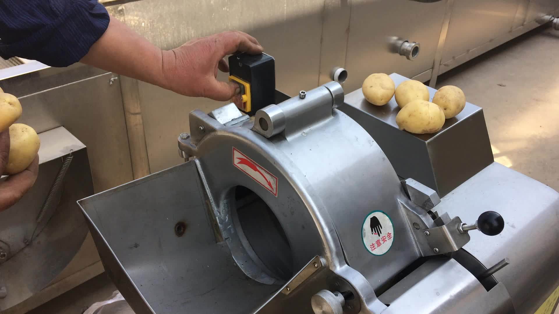 Automatic Industrial Commercial Fruit And Vegetable Cutting Machine ...